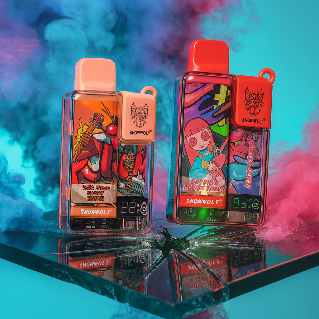 Snowwolf Vapes Collection | Smart Display, Adjustable Power