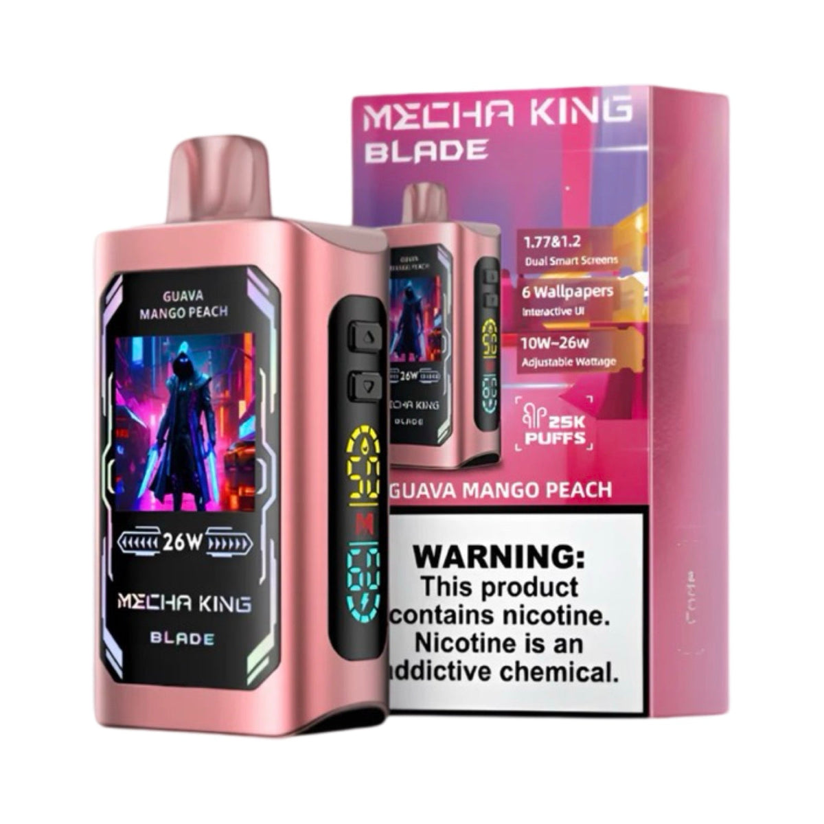 Guava Mango Peach | Disposable Vape – Mecha King Blade 25000