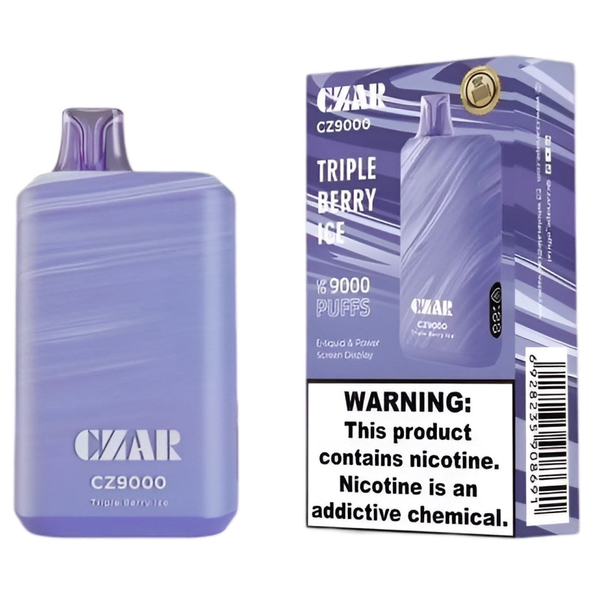 Triple Berry Ice Vape | Disposable Vape – CZAR CZ9000