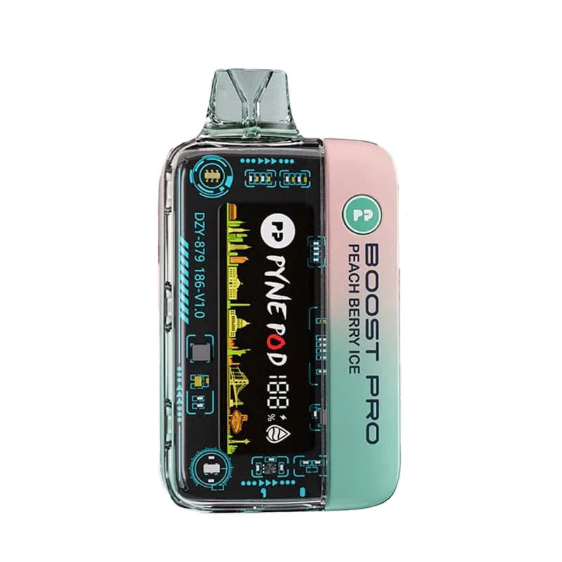 Pyne Pod Peach Berry Ice Boost Pro 20K Disposable Vape