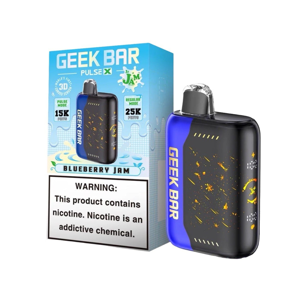 Blueberry Jam Vape | Disposable Vape – Geek Bar Pulse X 25000